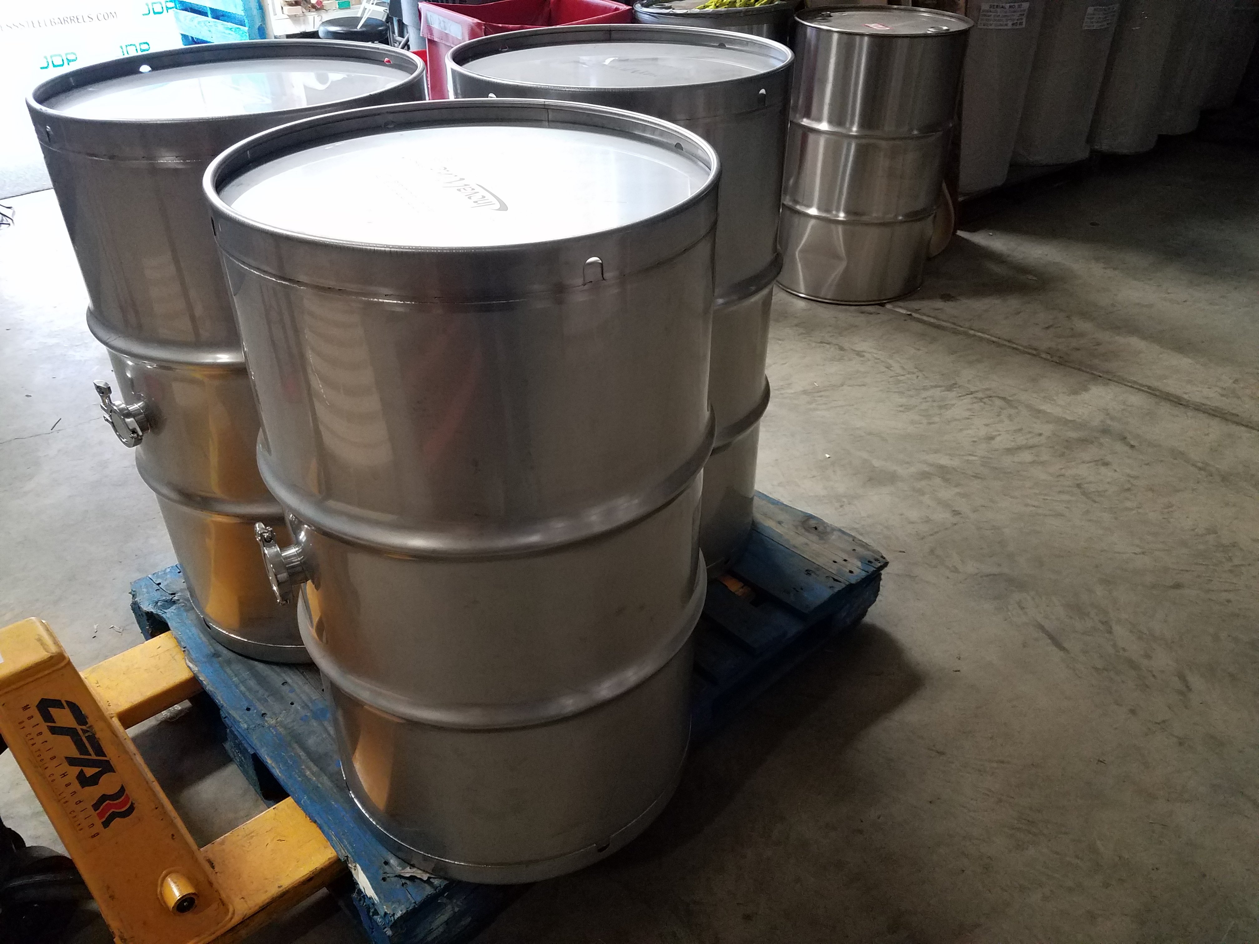 Stainless Steel 55 Gallon Drum