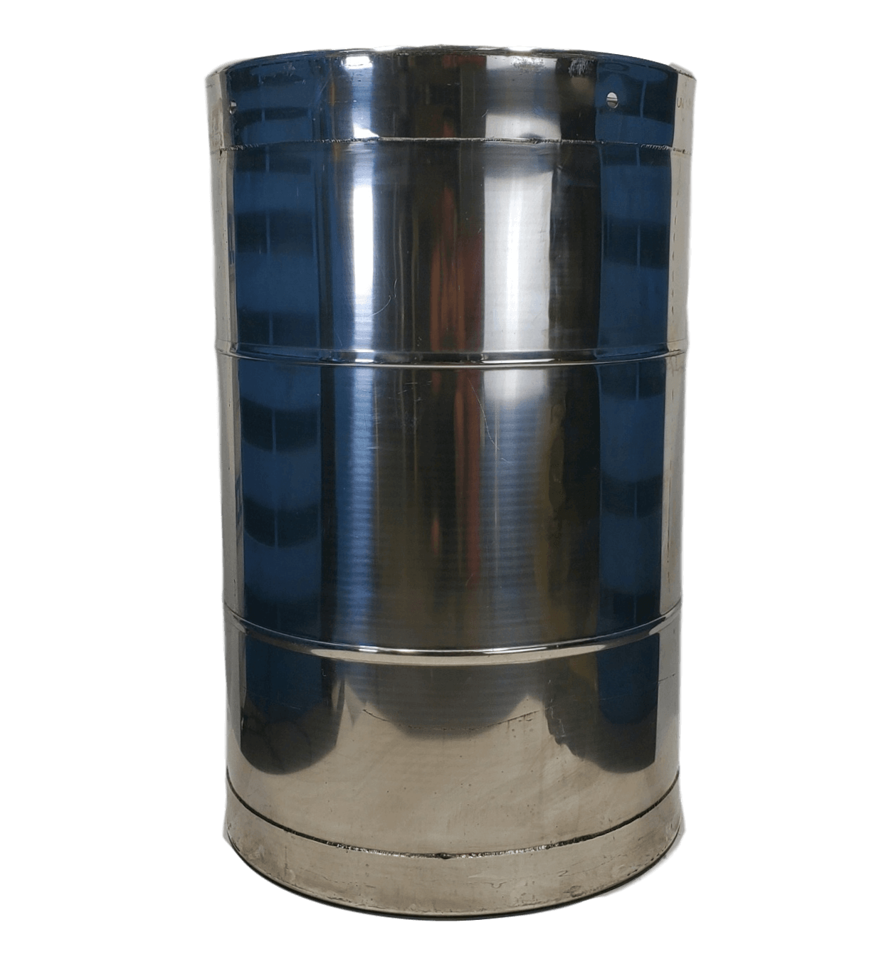 Used 55 Gallon Stainless Steel Barrel | Closed Top (1.5 mm) Used 55 Gallon Stainless Steel Barrel | Closed Top (1.5 mm)