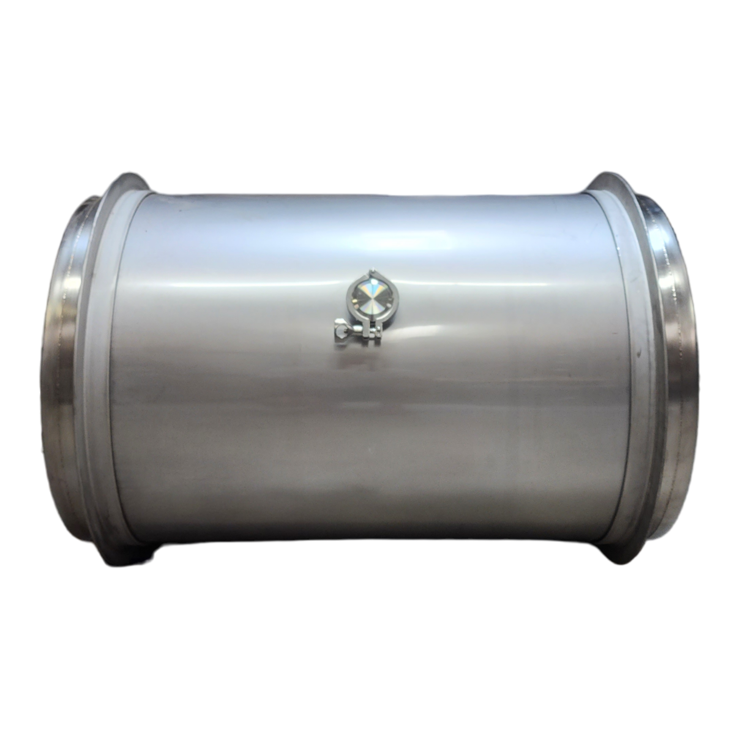 Used 55 Gallon Stainless Steel Barrel Closed Top 1 5 Mm